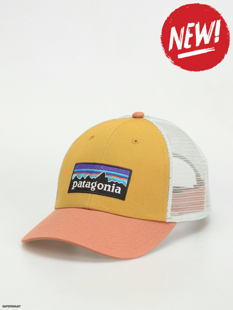 Sapca Patagonia P-6 Logo LoPro Trucker Pufferfish Gold – SpinningShop