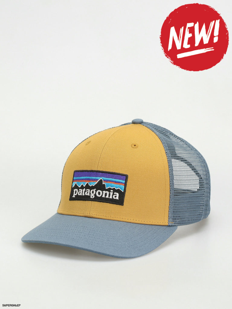 Sapca Patagonia P-6 Logo Trucker Pufferfish Gold – SpinningShop